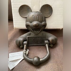 Disney Shopping INC | Accents | Vintage Mickey Mouse Door Knocker ...